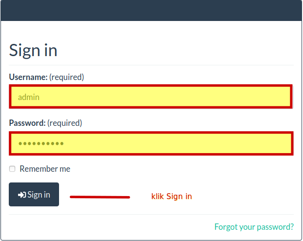 1. Login Sebagai Admin - Dokumentasi PROXSIS BizTech